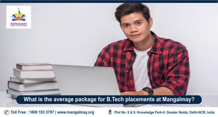 What is The Average Package For B.Tech Placements at Mangalmay?